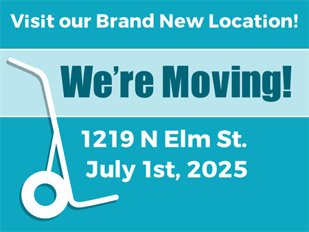 Moving To New Location Yard Sign - Signazon